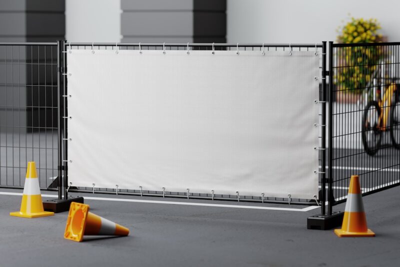 Surface Mount Temporary High Security Fence - Mobile Fence Inc